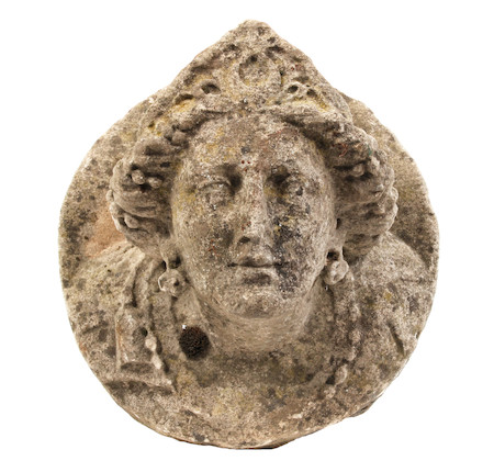 Bonhams : A near pair of 19th century composition architectural ...