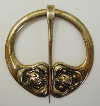 Bonhams : A silver penannular brooch, by Alexander Ritchie of Iona
