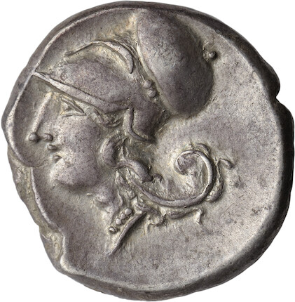 Bonhams : Bruttium, Medma, Stater, c. 330-320 BC 8.22g. Calciati-5, HN ...