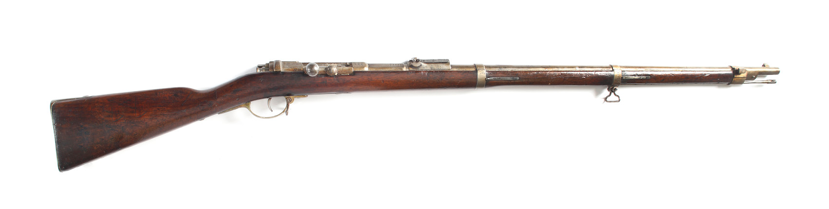 Bonhams : An 11mm Mauser Model 71 Single Shot Bolt Action Rifle