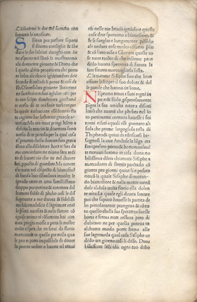 Bonhams : BOCCACCIO (GIOVANNI) Il Filocolo, 1481