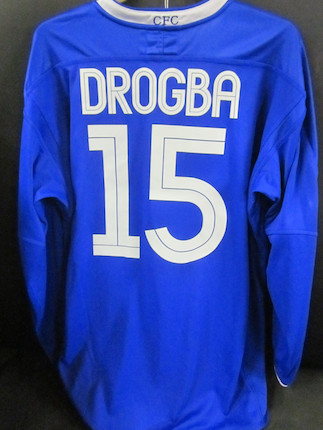 Bonhams : 2009 Chelsea Didier Drogba match worn shirt