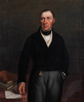 Bonhams : Attributed to William Roos (British, 1808-1878) Portrait of ...