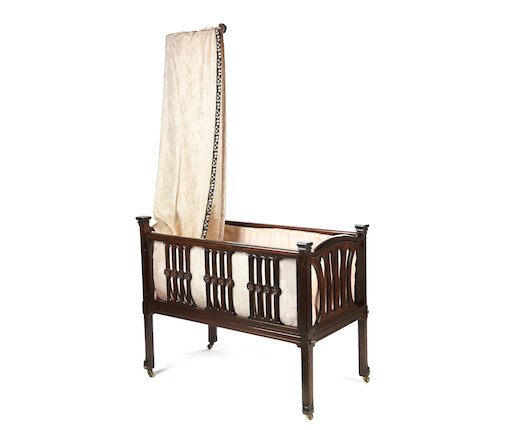 Bonhams : Sir Robert Lorimer, A mahogany babys cot By Whytock and Reid ...