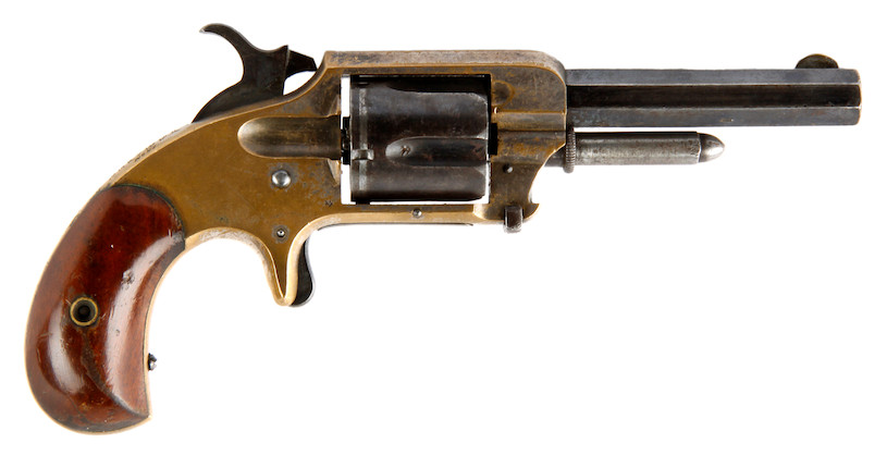 Bonhams : A Whitney Five Shot Model No. 1-1/2 Rimfire Pocket Revolver