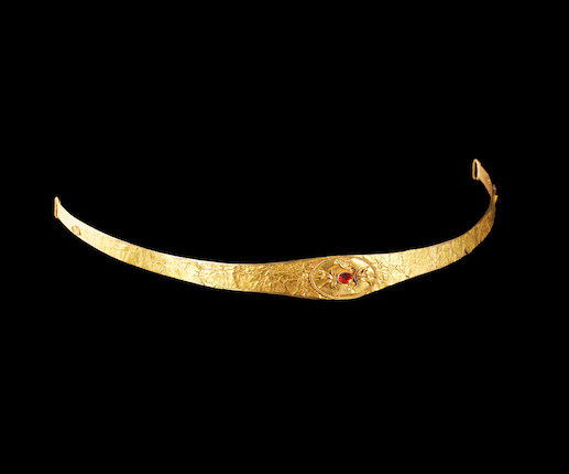 Bonhams : A Hellenistic gold diadem