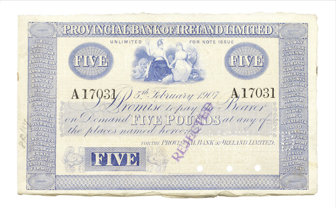 Bonhams : Provincial Bank of Ireland Limited,