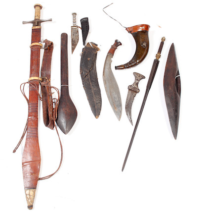 Bonhams : Six Eastern Weapons and a Powder Horn