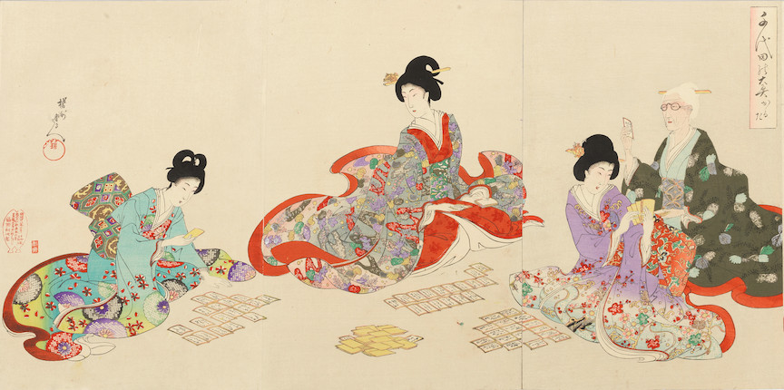 Bonhams : Yoshu Chikanobu (1838-1912) Dated 1894-1897