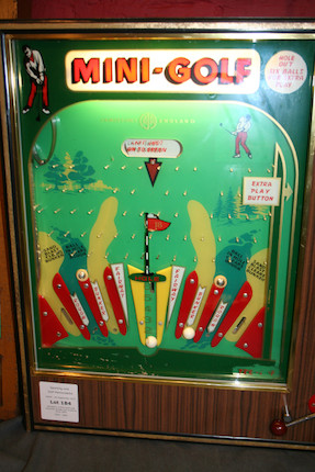 Bonhams : Jamieson A'Mini Golf' wall mounted arcade slot machine circa 1960