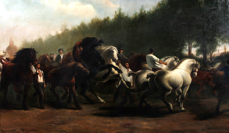 Bonhams : W. J. Crampton (British, 1855-1935), after Rosa Bonheur The ...