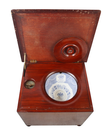 Bonhams : An early Victorian portable water closet with flush action