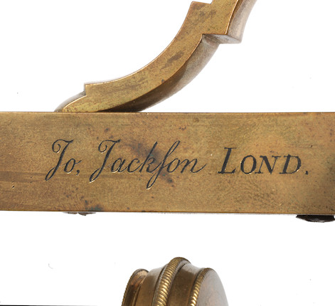 Bonhams : A John Cuff Cuf-type brass compound microscope, English ...