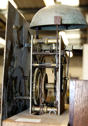 Bonhams : A 30 hour longcase clock, The ten inch brass dial signed ...