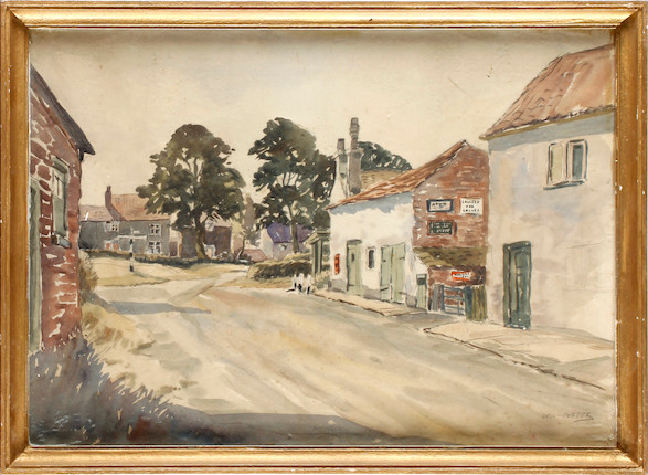 Bonhams : Arthur Bell Foster (born 1901) Village crossroads; and ...