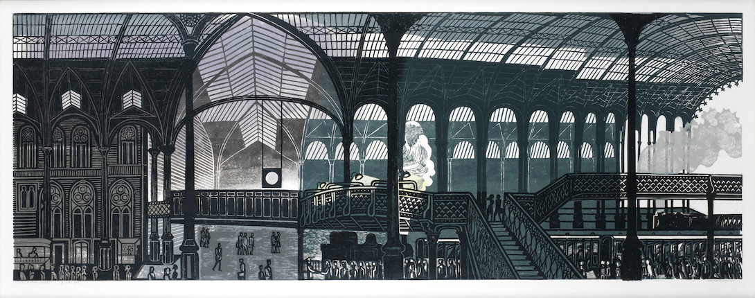 Bonhams : Edward Bawden R.A. (British, 1903-1989) Liverpool Street ...