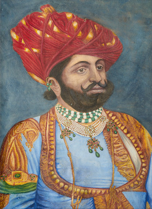 Bonhams : TONK Portrait of the Nawab of Tonk