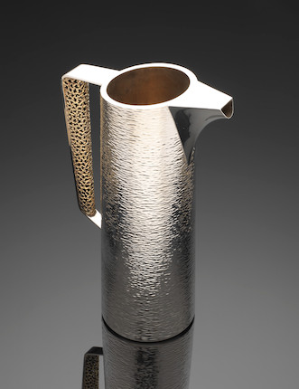 Bonhams : STUART DEVLIN A good silver and silver-gilt water pitcher ...