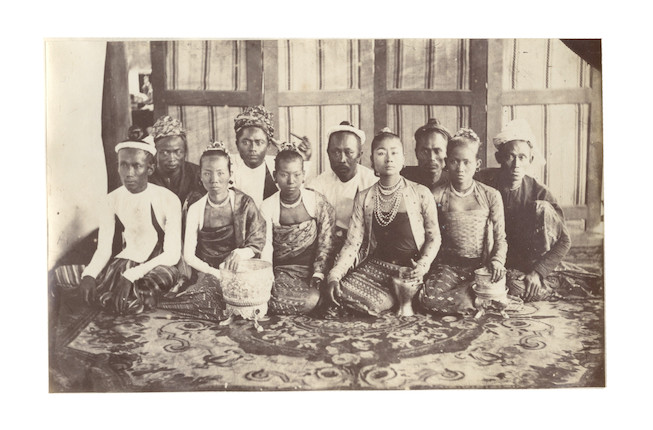 Bonhams : BURMA - TOUNGOO A good album of 26 views of native and ...