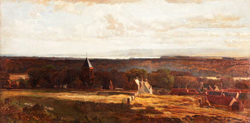 Bonhams : Robert Noble, RSA PSSA (British, 1857-1917) Whitekirk and the ...