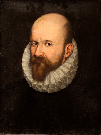 Bonhams : English School, circa 1600 Portrait of a gentleman, bust ...