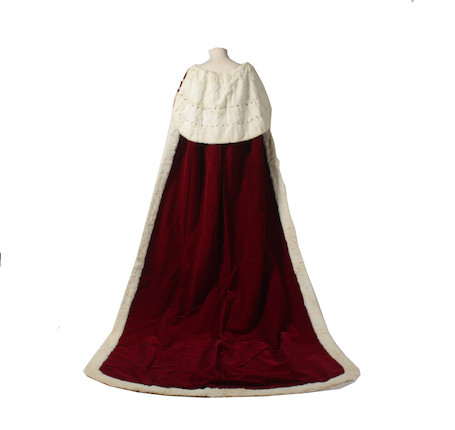Bonhams : A Peeress' Coronation robe, skirt and bodice, possibly for ...