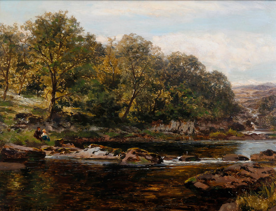 Bonhams : Benjamin Williams Leader, RA (British, 1831-1923) 'On the Llugwy'
