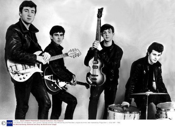 Bonhams : George Harrison / The Beatles The iconic black leather jacket ...