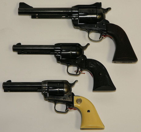 Bonhams : A .45 (Long Colt) 'Sauer Western Six-Shooter' revolver by J.P. Sauer & Sohn, no. 0052X (3)