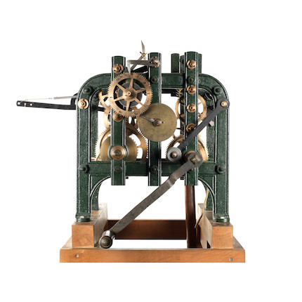 Bonhams : A good late 19th century striking turret clock movement John ...