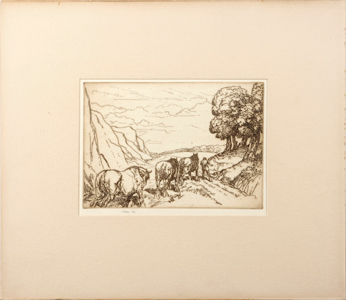 Bonhams : Anton Lock (British, 1893-1971) A small collection of ...