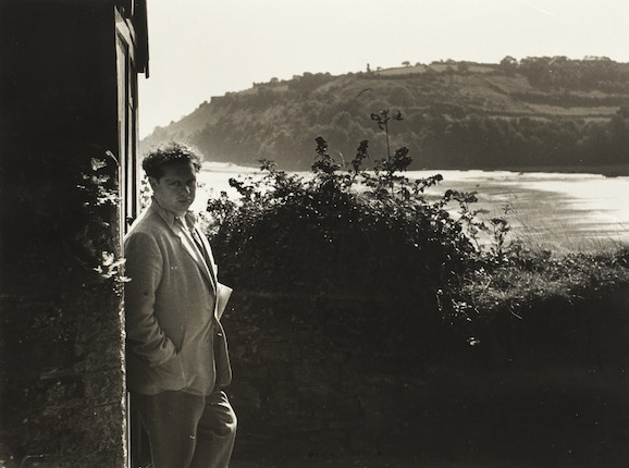 Bonhams : THOMAS, DYLAN, (1914-1953, Welsh poet), PORTRAIT BY ROLLIE ...