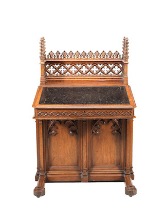 Bonhams : SHAKESPEARE, WILLIAM (1564-1616) HANDSOME GOTHIC OAK DESK ...