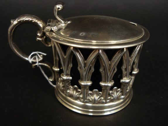 Bonhams : A Victorian Provincial silver mustard pot by Henry Wilkinson ...
