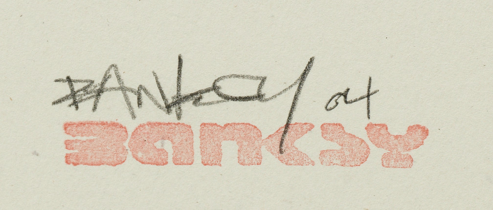 Bonhams : Banksy (b. 1975) Barcode Leopard