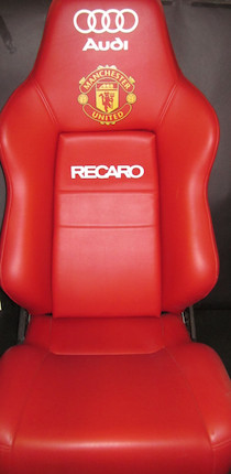 Bonhams : A Manchester United Old Trafford 'dug out' chair