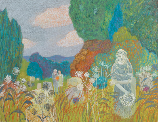 Bonhams : Ruth Burden (British, 1925-2011) Summer in the garden