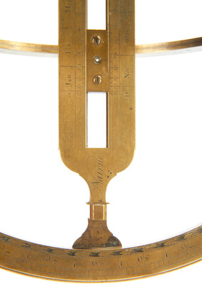 Bonhams : A large Edward Nairne brass universal equinoctial ring dial ...