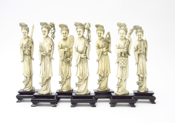 Bonhams : A group of seven figures Early 20th century
