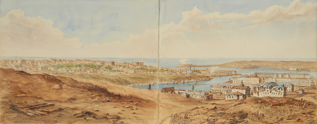 Bonhams : Crimean War. An interesting collection of watercolours and ...