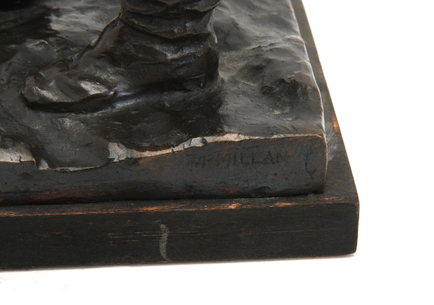 Bonhams : William McMillan (SCOTTISH, 1887-1977)A bronze figure of a First World War British soldier