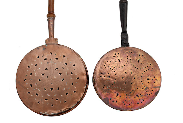 Bonhams : Two 18th century copper warming pans