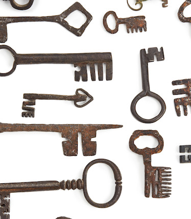 Bonhams : A collection of fifteen bronze and iron Medieval and Early ...