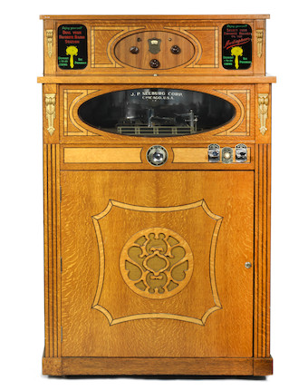 Bonhams : A rare Seeberg Audiophone Junior Jukebox, American, circa 1928-9