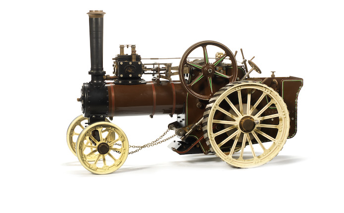 Bonhams : A 1in scale live steam Traction engine by Maxwell Hemmens ...