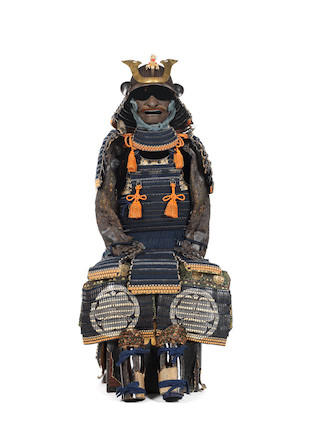 Bonhams : A tachi do tosei gusoku armour The armour and the helmet ...