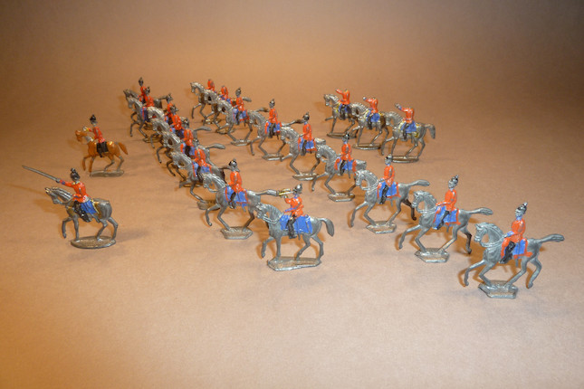 Bonhams : German made flat and semi-flat figures 235 approx