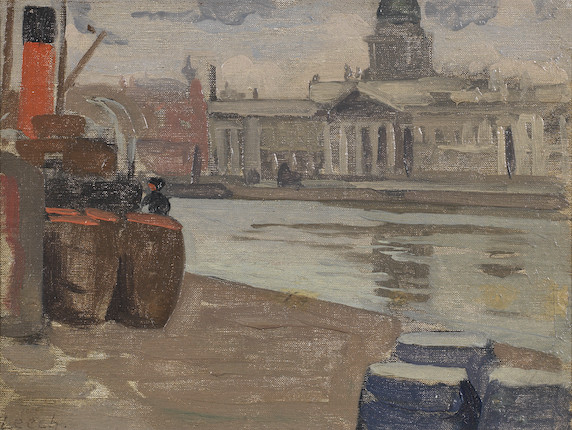 Bonhams : William John Leech (Irish, 1881-1968) The Custom House ...