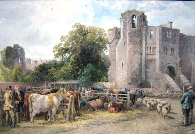 Bonhams : Walter Henry Pigott (British, born circa 1810-1901) Newark Market