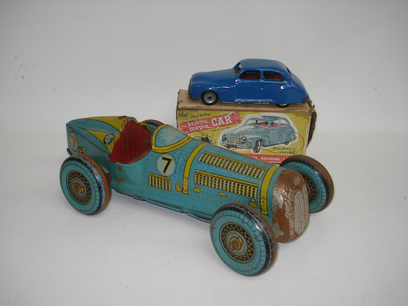 Bonhams : Large Mettoy No.7 Racing car 2